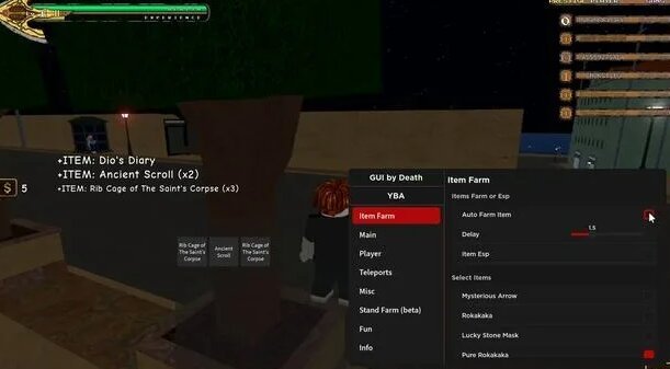 [NEW Updated] YBA Script Hack | Give Stands, Item Farm Arrows, Auto ...