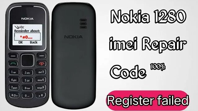 Nokia 1280 ok Imei Change Code Repair Imei To Fix Invalid Sim//Mobile ...