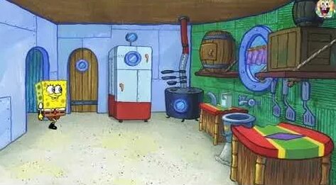 Inside Of Spongebobs Kitchen