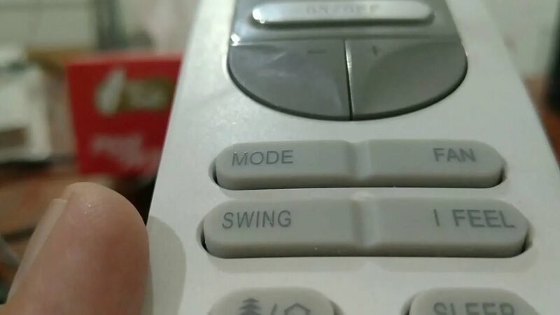 How To Reset Gree AC Remote Control. How to lock unlock gree ac remote ...