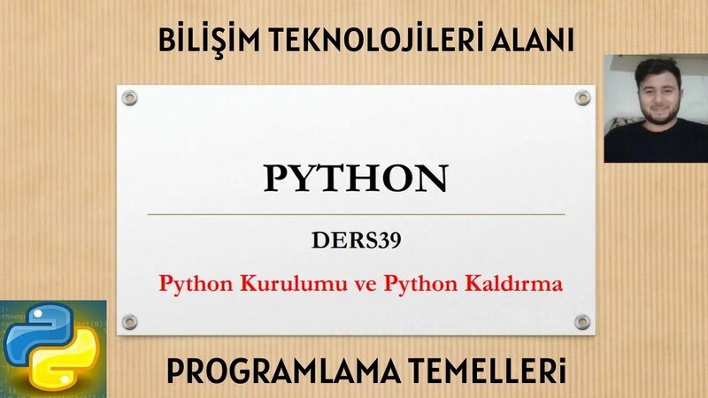 Python Ders 39 - Python Kurulumu ve Python ' ı Kaldırma - Yandex Video ...