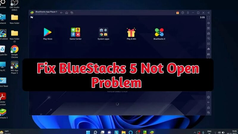 how to fix BlueStacks 5 not opening problem || BlueStacks 5 not start ...