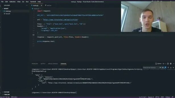 Антивирус на Python. Часть 1 - Смотреть онлайн в поиске Яндекса по Видео