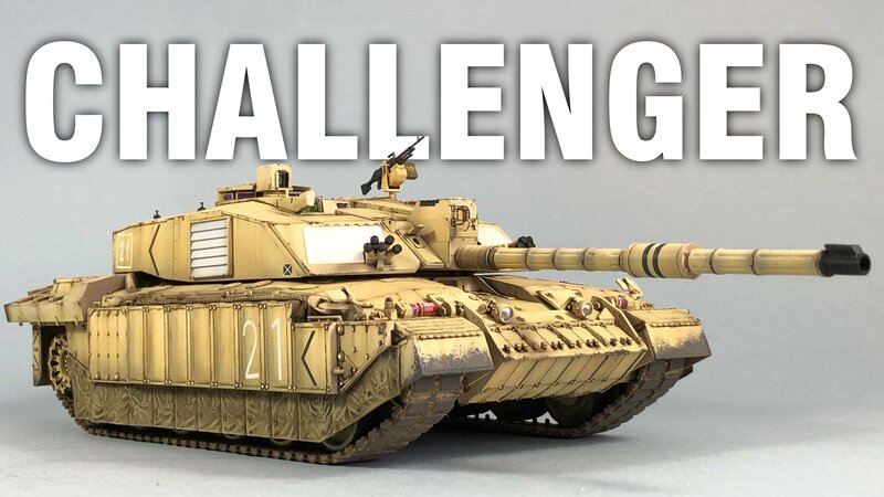 Challenger II - Сборка и покраска модели. Tamiya 1:35 - Смотреть онлайн ...