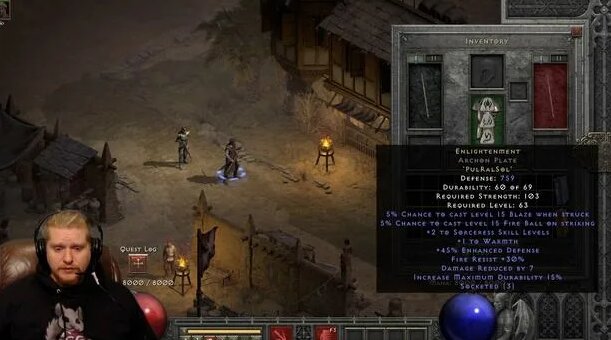 Diablo II Resurrected Rune Words - Enlightenment (Pul Ral Sol ...