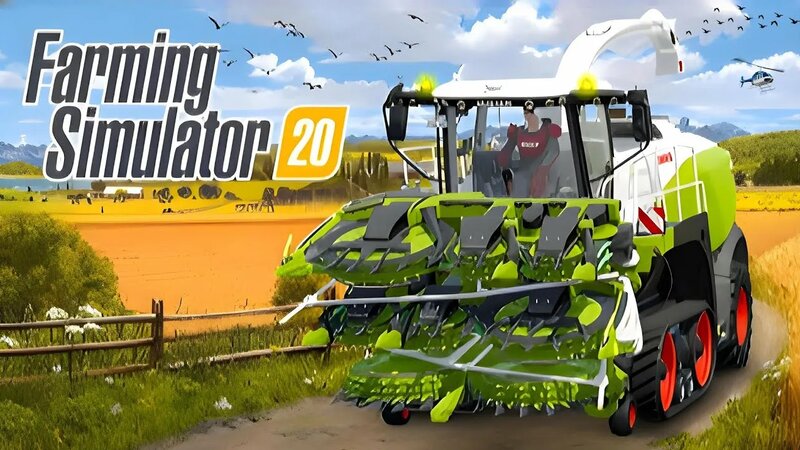 Fs 20 gameplay - harvest corn & sunflower ! farming simulator 20 ...