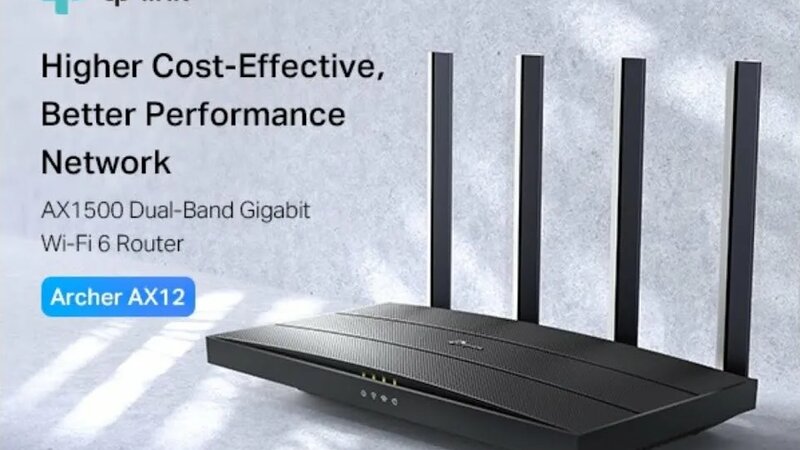 TP-Link Archer AX12 Ax1500 Dual Band Gigabit Wi-Fi 6 Router 2.4 GHz, 5 ...