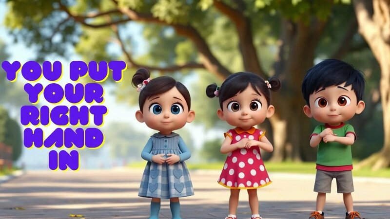 you put your right hand in you put your right hand out | kids poem ...
