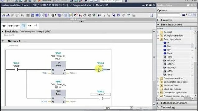 Blinking Indicator Lights (LED) - PLC Ladder Logic Example using Timers ...