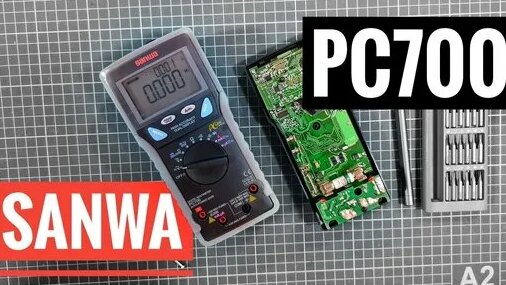 Цифровые тестеры Sanwa серии Pc700. Обзор со всеми режимами измерения и ...