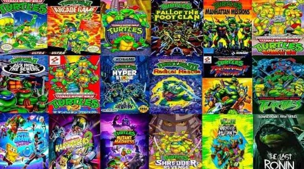 Эволюция Серии Игр Черепашки-Ниндзя - The Evolution of Ninja Turtles ...