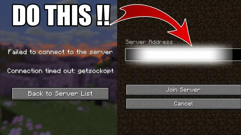 How To Fix Minecraft Error Connection timed out: getsockopt | Latest ...