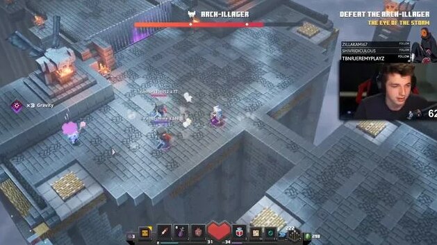 Minecraft Dungeons Final BOSS + END Cutscene! Arch-Illager and Heart of ...