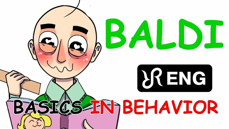 Baldi's Basics animatic, Blues remix [Basics in Behavior] ENG song # ...