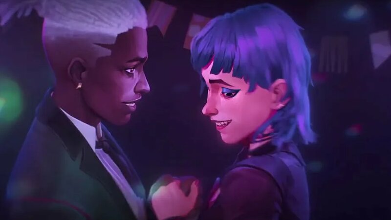 Ekko and Jinx/Powder Dance Kiss Scene | Arcane: Season 2 - Смотреть ...