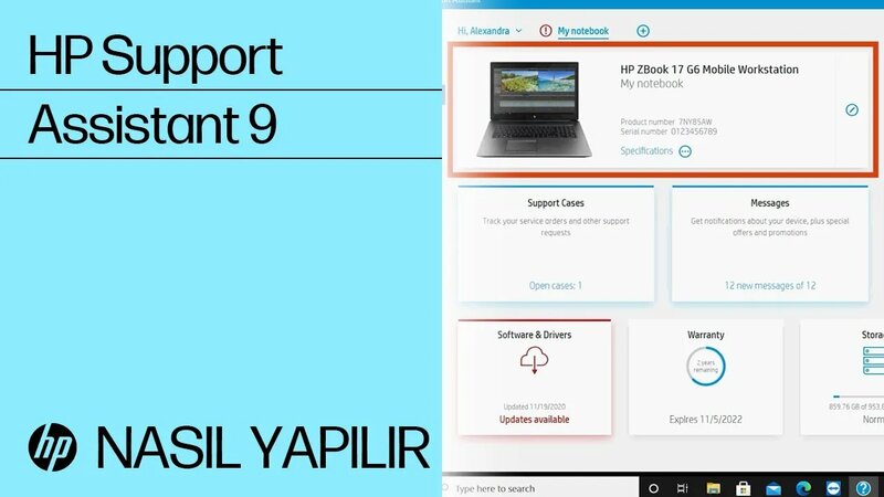 HP Support Assistant 9 | HP Destek Asistanı | HP Support - Yandex Video ...