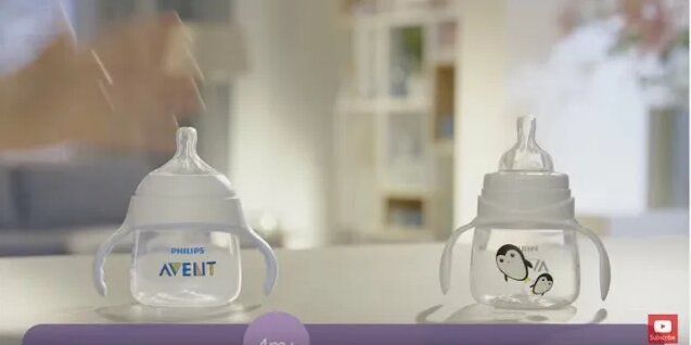 Go from Baby Bottle to Sippy Cup with our Avent products | Philips