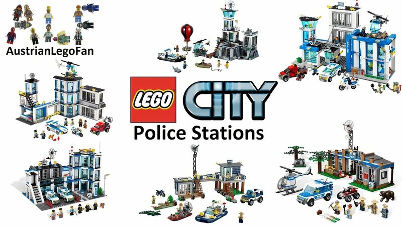 All Lego City Police Stations 2011 - 2017 - Lego Speed Build Review ...