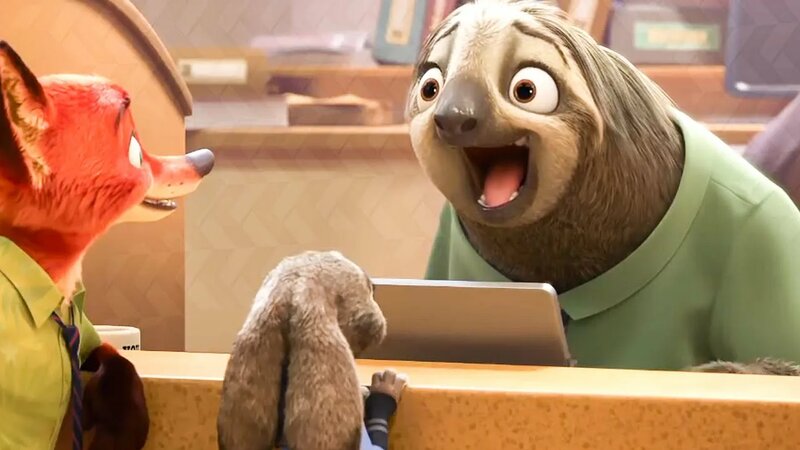 Flash The Sloth Laughing Scene - Zootopia (2016) Movie Clip - Смотреть ...