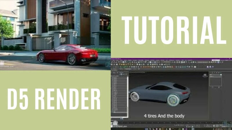 D5 Render Realistic Car Animation Full Tutorial | Sketchup - 3ds max ...