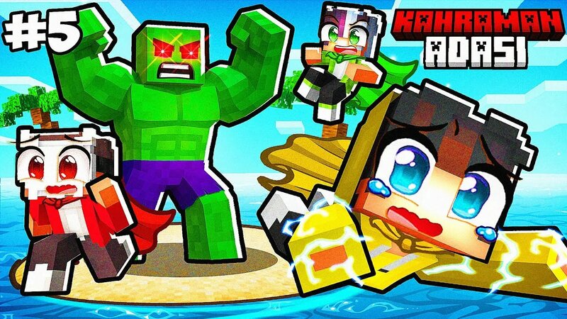 Kahraman Adasına Hulk Saldırdı! Serimizin Sonu Geldi? #5 | Minecraft - Yandex Video aramada ...