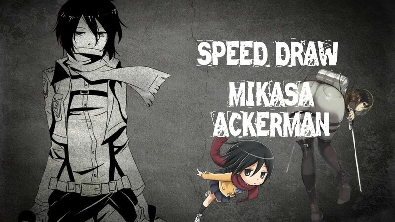 Speed DRAW Mikasa Ackerman (SNK) | Inkspirate - Смотреть онлайн в ...