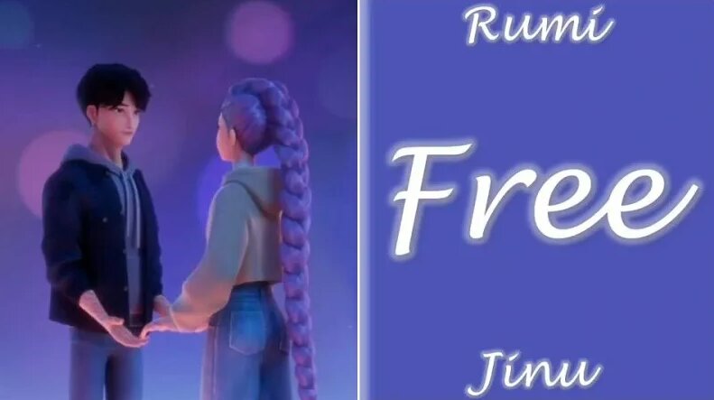 Rumi & Jinu - "Free" (Ost Kpop Demon Hunters) (Easy lyric video) — Видео от K-POP MUSE | Lyrics ...
