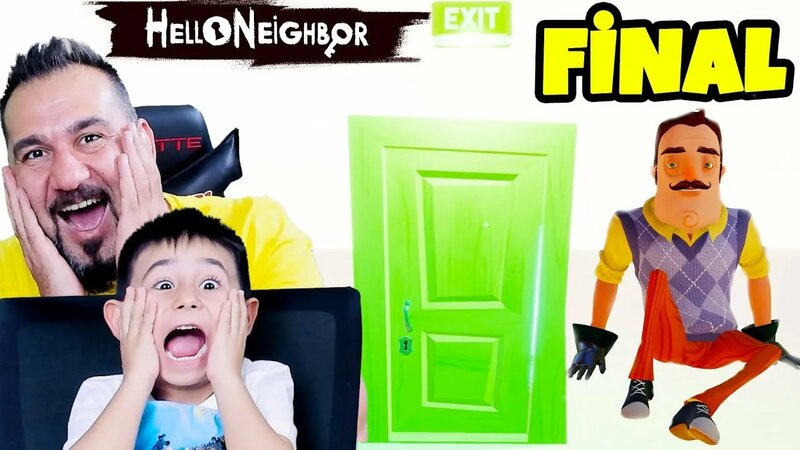 Hello neighbor final! rüya MI gerçek mi?| hello neighbor act 3 final ...