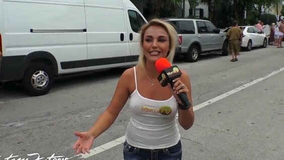 Fantasy Fest Parade Key West - Miami TV - Jenny Scordamaglia - EroFound