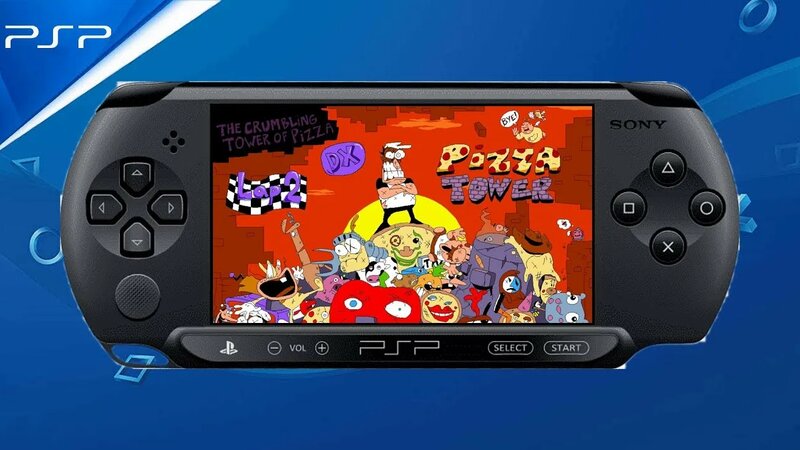 Pizza Tower PSP Edition.Новые Игры на PSP. PSP Homebrew - Смотреть ...