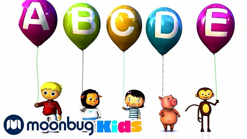 ABC Balloons | Little Baby Bum | Moonbug Kids Fun Karaoke Time | Learn ...