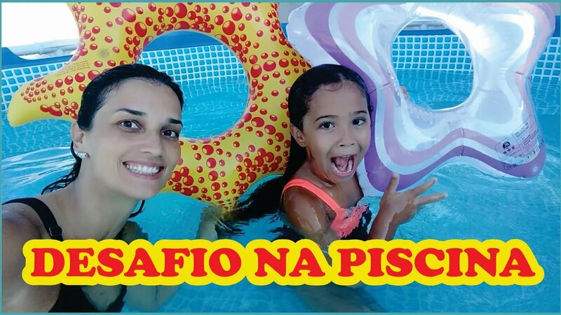 Brincando NA Piscina DE Plástico (Pool Challenge) - Irmãos Luique ...