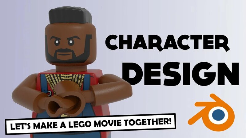 LEGO Character Design: Import a Minifigure into Blender - Смотреть ...