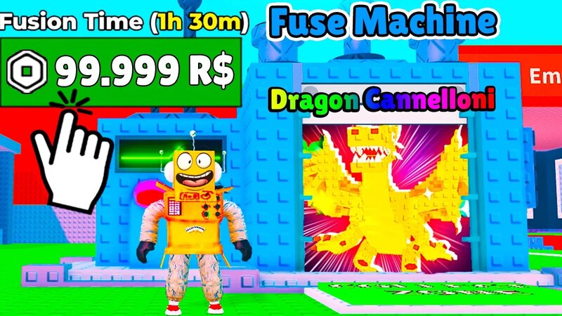 Потратил ВСЕ Робуксы и ВСЕХ Секртеных Брейнротов НА Fuse Machine ...