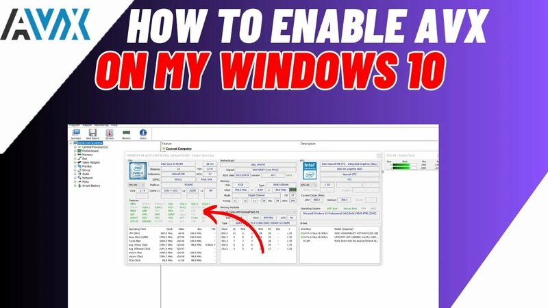How To Enable AVX On Windows 10/11 | Get AVX On Laptop/PC - Смотреть ...