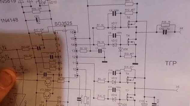 Sg3525 и Lm324, с регулировкой тока и напряжения. Часть 2 - Смотреть ...