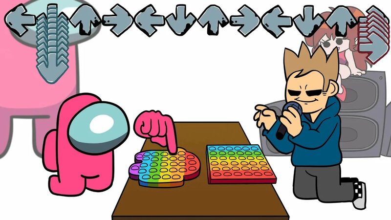 Evil FNF Characters Kills Mini Crewmate | POP-IT Battle | Friday Night ...