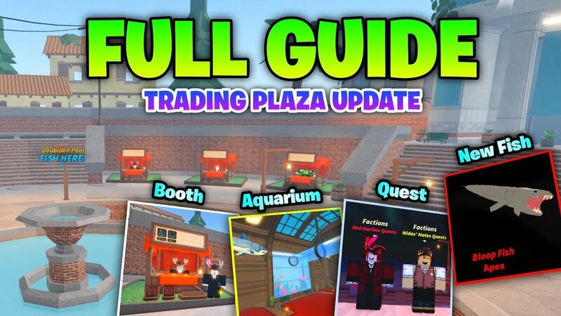 FULL Guide - Roblox Fisch New Update Today (Trading Plaza, Aquarium ...