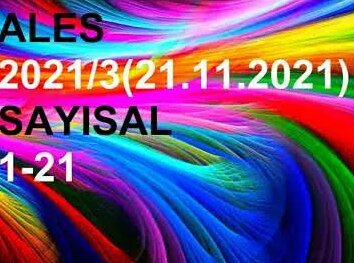 Ales 2021-3 Sayisal1-21 akademik personel ve lisansüstü eğitim giriş ...