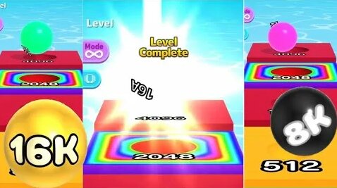 2048 | END OF ALL Levels - Ball Run 2048 & Number Ball 3D Merge Games # ...