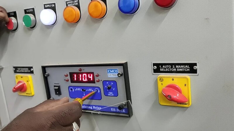 Transformers Remote TAP Changer Control Panel RTCC change settings ...