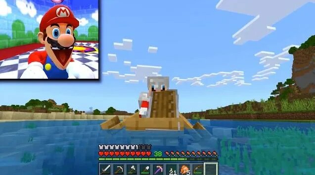 Mario Plays Minecraft #11 - Смотреть онлайн в поиске Яндекса по Видео