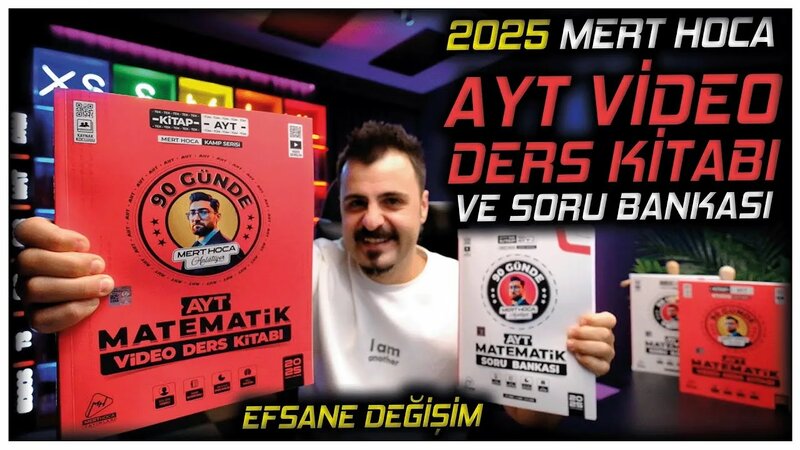 2025 Mert Hoca AYT Matematik Video Ders Kitabı ve Soru Bankası Tanıtım Videosu | Efsane Değişim ...