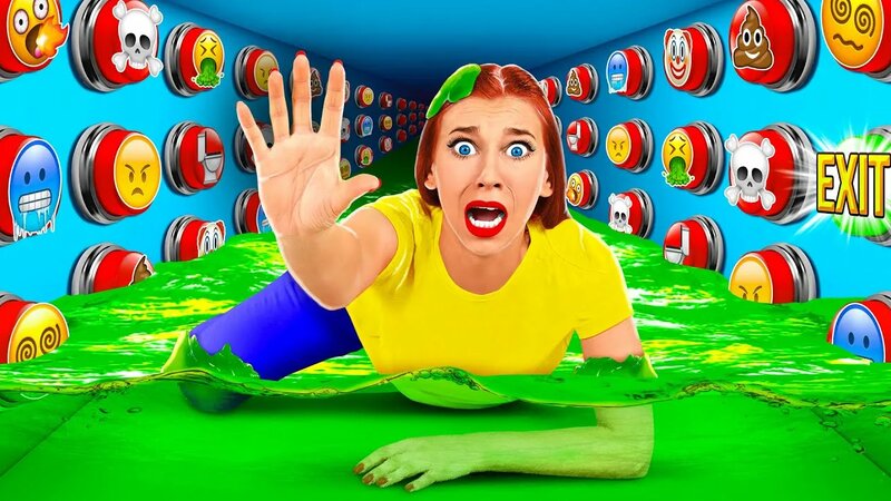 1000 загадочных кнопок и только одна тебя спасет Челлендж #5 от Multi ...