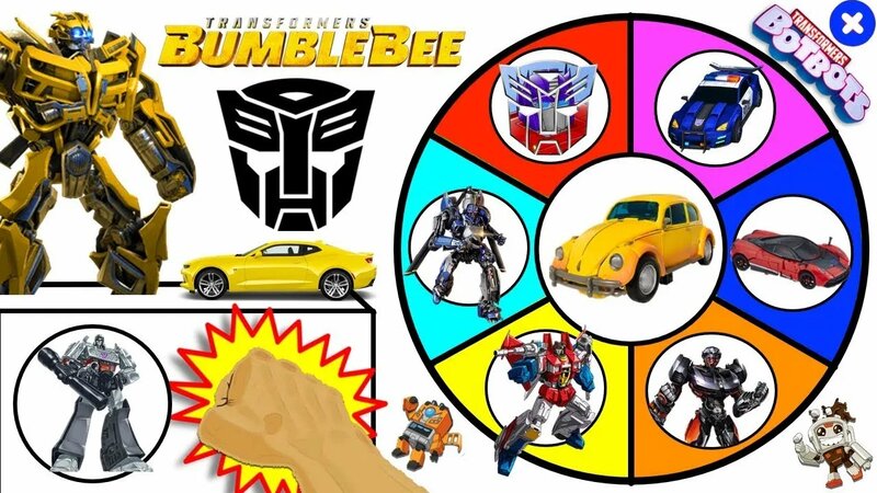 Transformers Bumblebee Movie Spinning Wheel Slime Game w/ Mini ...