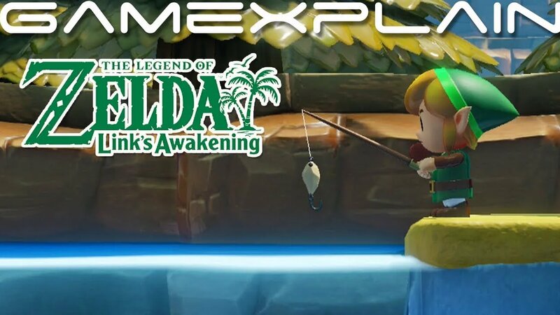 Fishing for the Fairy Bottle in Zelda: Link's Awakening (Switch ...