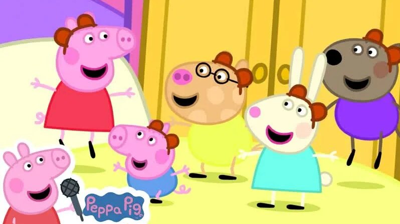 Peppa Pig Nursery Rhymes | Five Little Monkeys | Peppa Pig Official ...