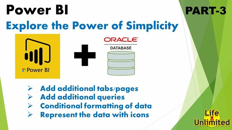 Power BI & Oracle DB - How to Display in Tabs - Add SQL Query ...