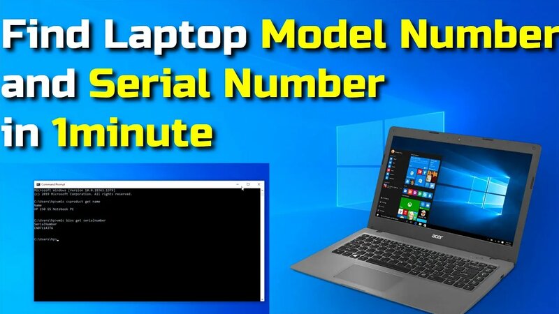 How To Find Your Laptop Model Number and Laptop Serial Number Using CMD ...