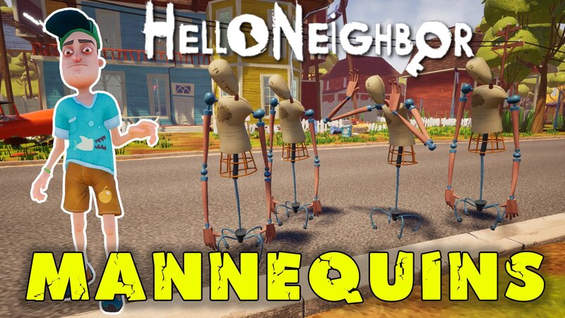 Привет Сосед где найти все манекены| Hello Neighbor finding all ...